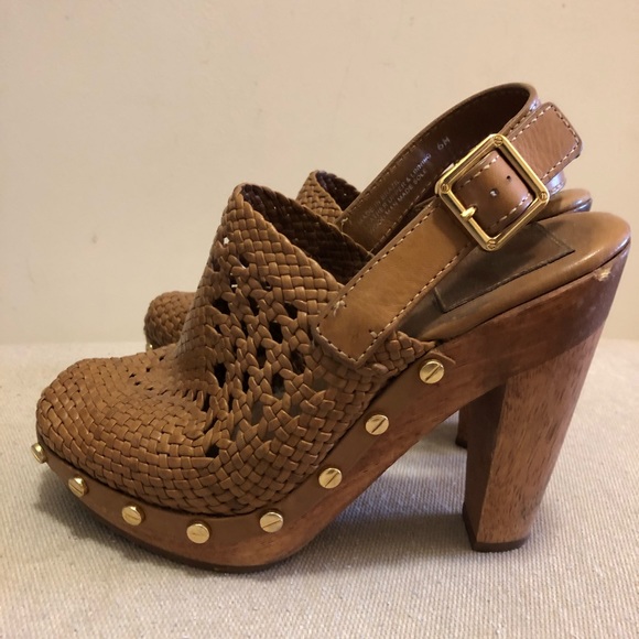 Tory Burch | Shoes | Tory Burch Leather Braided Clogs | Poshmark